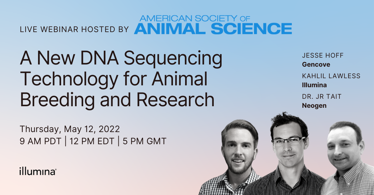 A New DNA Sequencing Technology for Animal Breeding and Research
